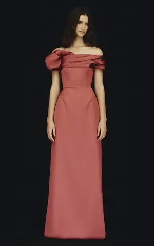 Rachel Gilbert Poline Gown - Pink