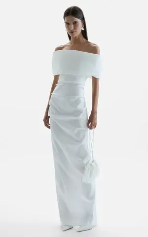 Rachel Gilbert Livia Gown - White
