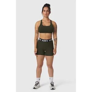 ASRV Lycra Ribbed Short Dark Earth