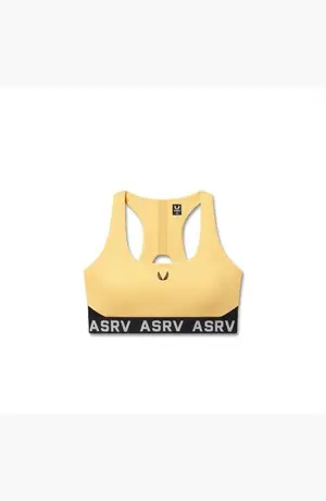 ASRV Lycra Adaptiv Racerback Sports Bra - Amber