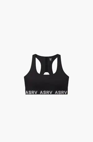 ASRV Lycra Adaptiv Racerback Sports Bra Black