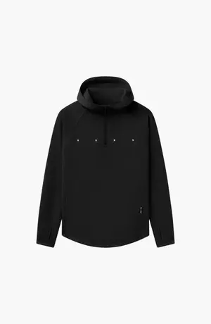 ASRV Dri-core Zip Hoodie - Black