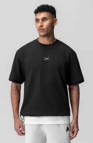 ASRV Herringbone Terry Oversized Cinch Tee