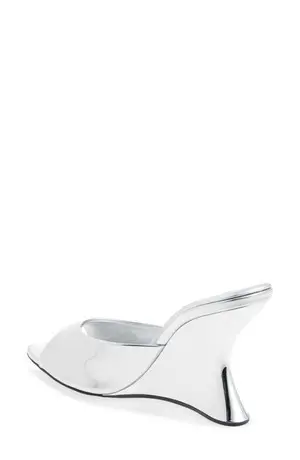 AQUAZZURA Bisous Wedge Slide Sandal