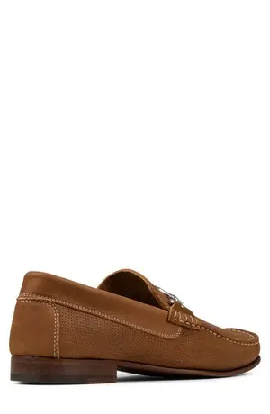 DONALD PLINER Dacio Leather Loafer - Saddle