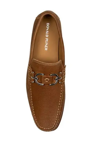 DONALD PLINER Dacio Leather Loafer - Saddle