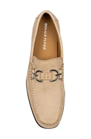 DONALD PLINER Dacio Leather Loafer - Sand