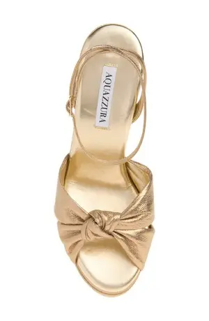 AQUAZZURA Cupid Ankle Strap Platform Sandal