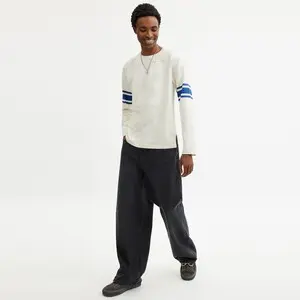 COACH Striped Varsity Long Sleeve T-shirt In Organic Cotton