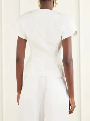 Jacquemus La Veste Ovalo Faille Blazer