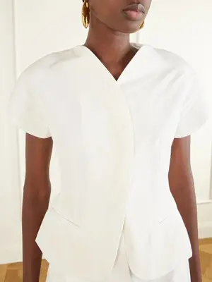 Jacquemus La Veste Ovalo Faille Blazer