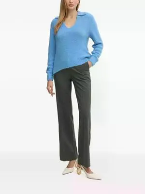 MORGAN V-neck Sweater - Blue