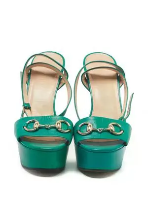 Gucci Horsebit Ankle-strap Sandals