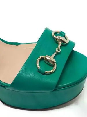 Gucci Horsebit Ankle-strap Sandals