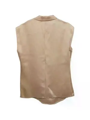 Giorgio Armani Draped Sleeveless Top