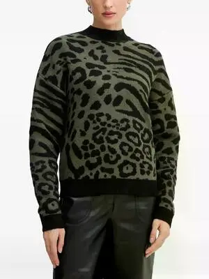 MORGAN Animal-print Sweater