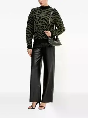 MORGAN Animal-print Sweater