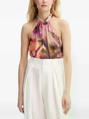 MORGAN Tie-neck Top