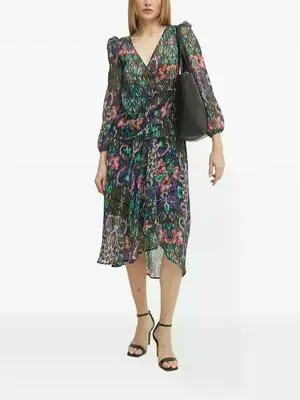 MORGAN Puff-sleeve Blouse - Green