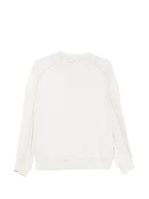 Brunello Cucinelli Sheer-panel Monili-chain Sweatshirt