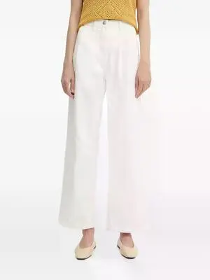 MORGAN Wide-leg Jeans - White