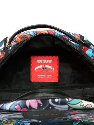 SPRAYGROUND Shark Floral-print Backpack