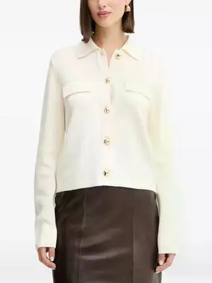 MORGAN Pocket-details Button-down Shirt - Neutrals