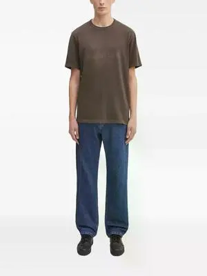 Helmut Lang Logo-print T-shirt - Brown