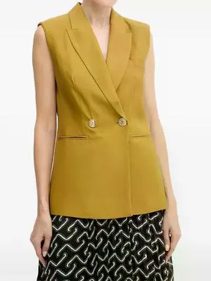 MORGAN Double-breasted Sleeveless Waistcoat