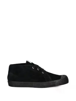 Novesta Ng Lone Star Lace-up Suede Sneakers - Black