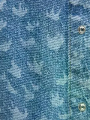Sisley Laser-print Denim Shirt