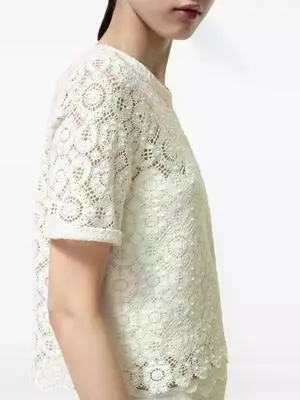 Burberry Lace Top - Neutrals