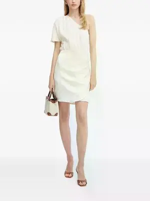 MORGAN One-shoulder Draped Mini Dress