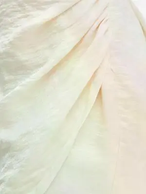 MORGAN One-shoulder Draped Mini Dress