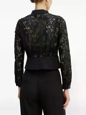 MORGAN Cegil Lace-embelished Shirt