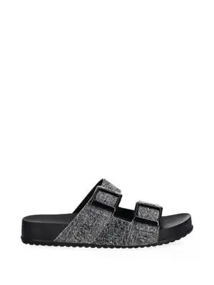 Melissa Cozy M Lover Buckle-fastening Slides - Grey