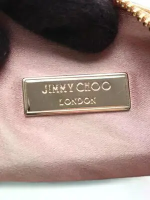 JIMMY CHOO 2000s Logo-fringe Chain Shoulder Bag