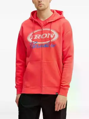 Under Armour Print Zip-up Hoodie - Red