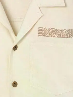 Burberry Oversized Fit Linen Shirt