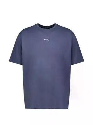 FAIR Oversize Embroidered T-shirt - Blue