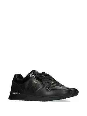 MEXX Fleur Ellen Snakeskin-effect Panelled Sneakers - Black