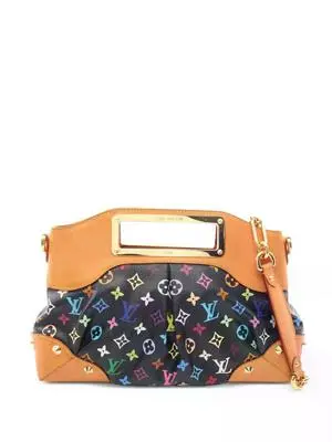 LOUIS VUITTON 2009 Mm Monogram Multicolor Judy Satchel - Black