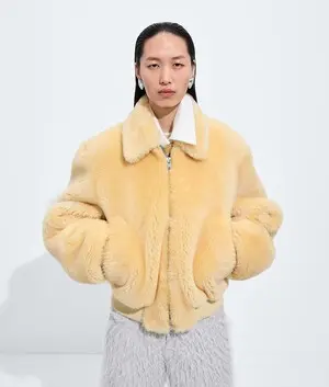 Bottega Veneta Shearling Blouson