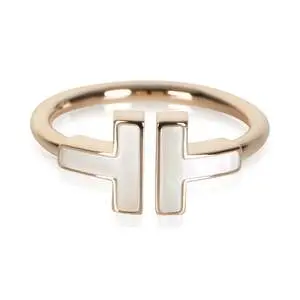 Tiffany & Co. Rose Gold Mother Of Pearl Tiffany T Wire Ring Rose_gold