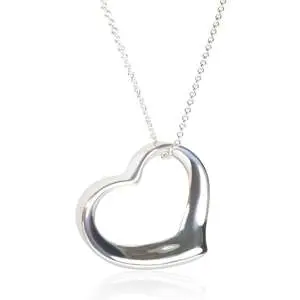 Tiffany & Co. Sterling Silver Elsa Peretti Extra Large Open Heart Pendant - Sterling_silver