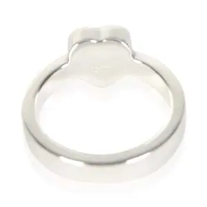 Gucci Sterling Silver Trademark Heart Ring