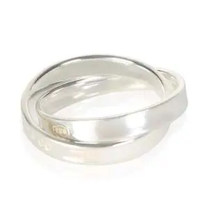 Tiffany & Co. Sterling Silver 1837 Interlocking Ring
