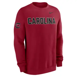 Nike South Carolina Club College Pullover Crew - Red