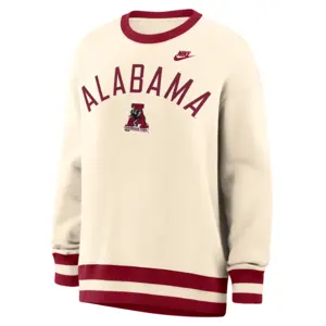 Nike Alabama Legacy College Oversized Pullover Crew - Brown