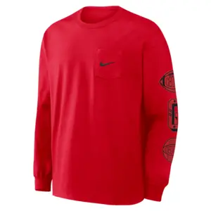 Nike Georgia Academic Max90 Pocket College Long-sleeve T-shirt - Red